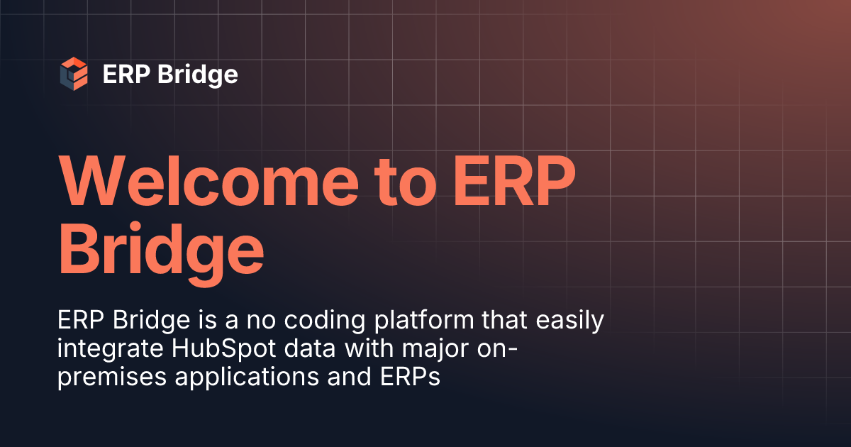 Welcome to ERP Bridge | ERP Bridge